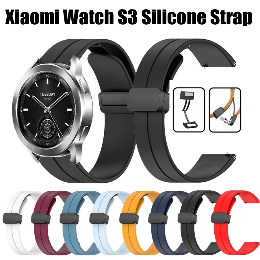 Xiaomi watch S3 Silicone Strap for Xiaomi watch S3 eSIM Magnetic ...