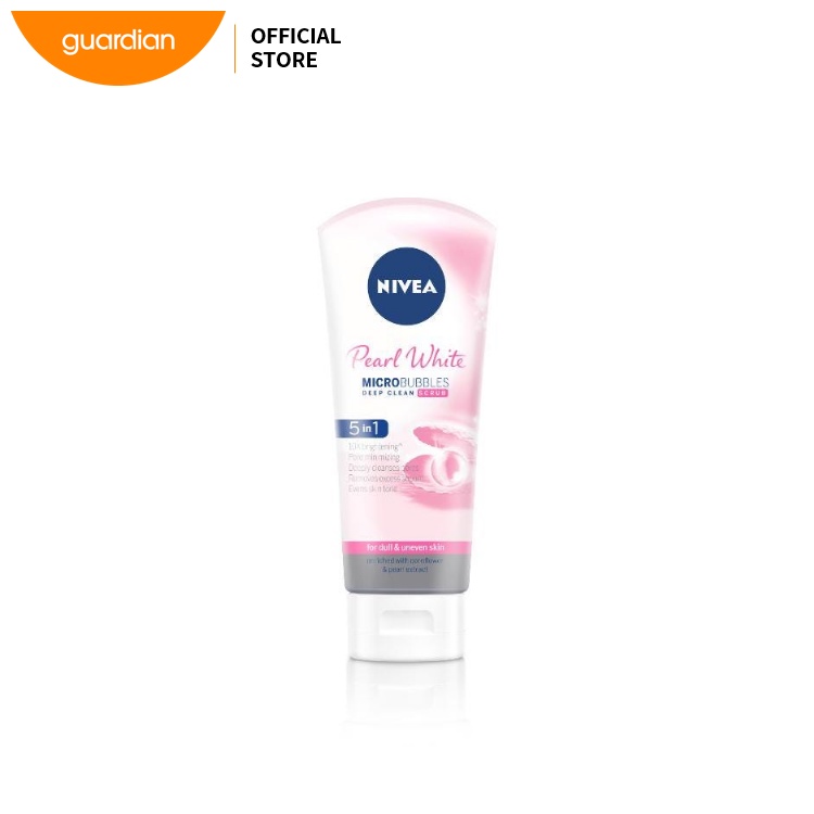 Nivea Face Care Pearl Bright Microbubbles Deep Clean Scrub 100G ...