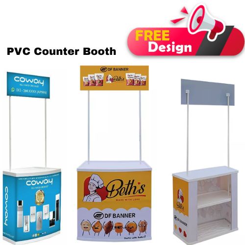 PVC COUNTER BOOTH / PROMOTIONAL COUNTER / PROMOTION BOOTH WITH PRINTING ...