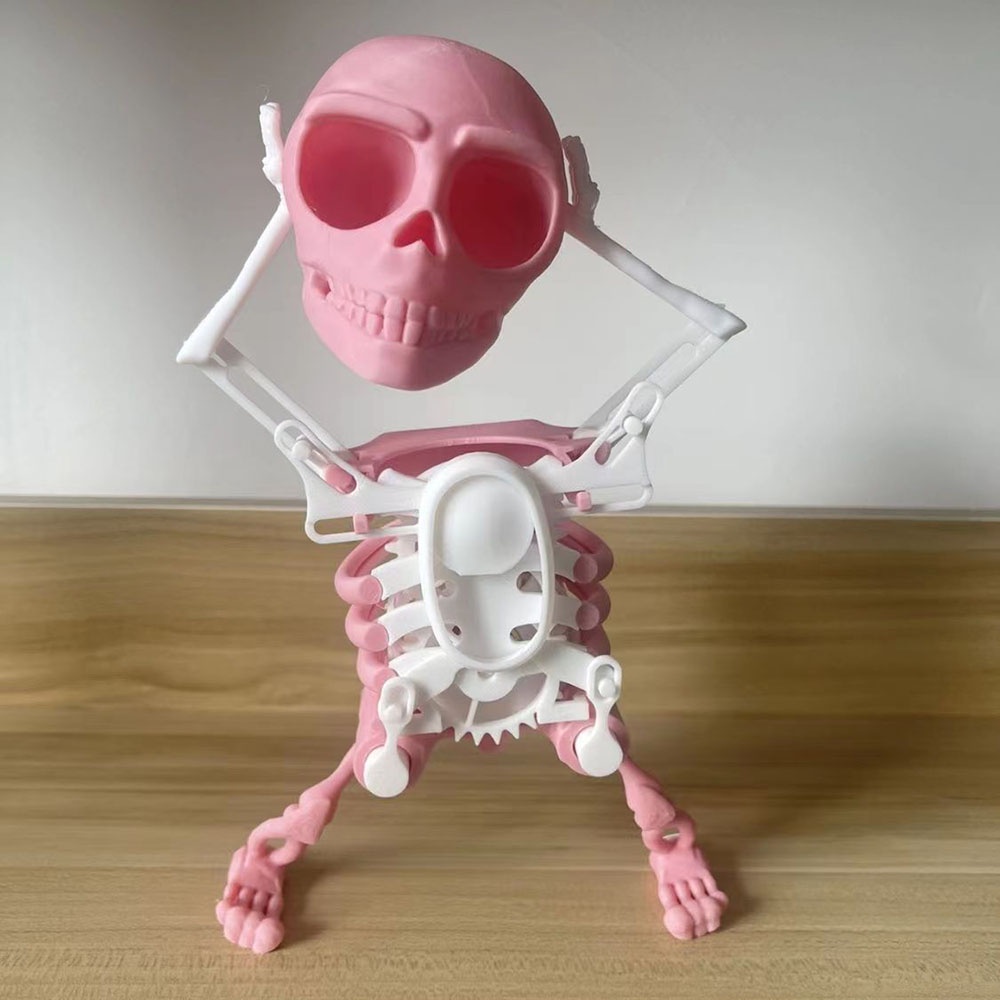 3D Dancing Swinging Wind-Up Skeleton Toy Stylish Desktop Crafts Decor ...