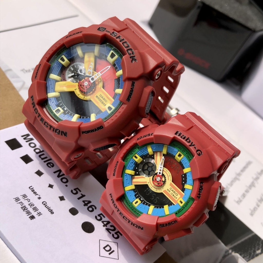 Baby G Couple GA110 BA110 Ducati Red [COPY ORI 1.1] | Shopee Malaysia