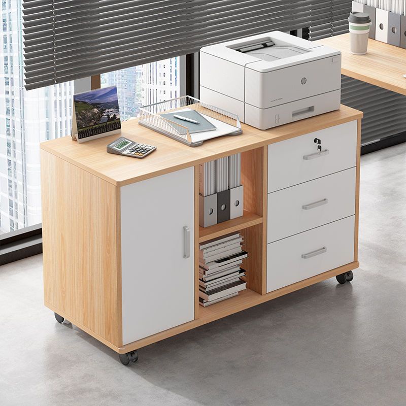 File Cabinet Office Small Cabinet Modern Locked Drawer Cabinet Mobile ...