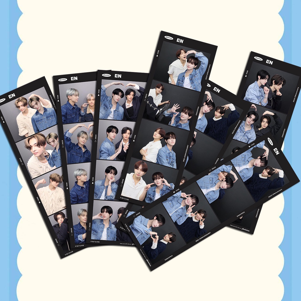 7-8pcs/set EN Selfie Bookmark Lomo Cards Double sided Photocards ...