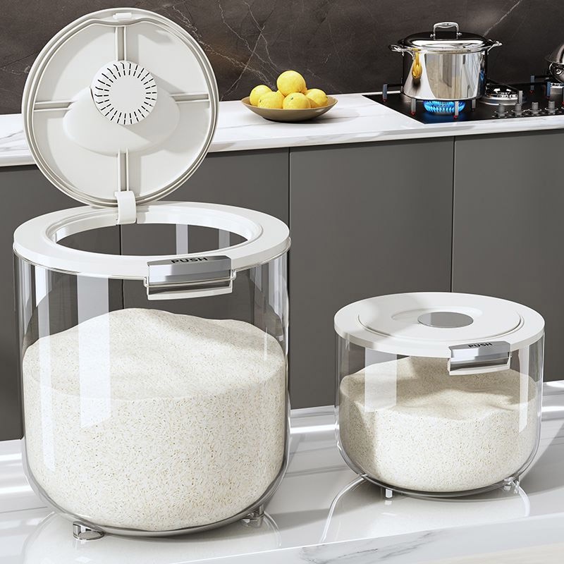 5/10/15KG Kitchen Rice Storage Box Insect Moisture Proof Sealed ...