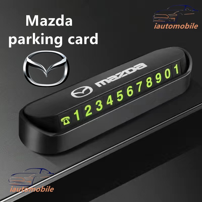 Mazda Luminous Parking Number Plate At Night Suitable For Mazda CX 8 CX ...