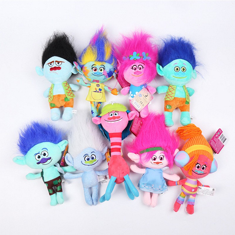 Trolls plushie Toy, TROLLS BAND TOGETHER Stuffed Toys Dreamwork Movie ...