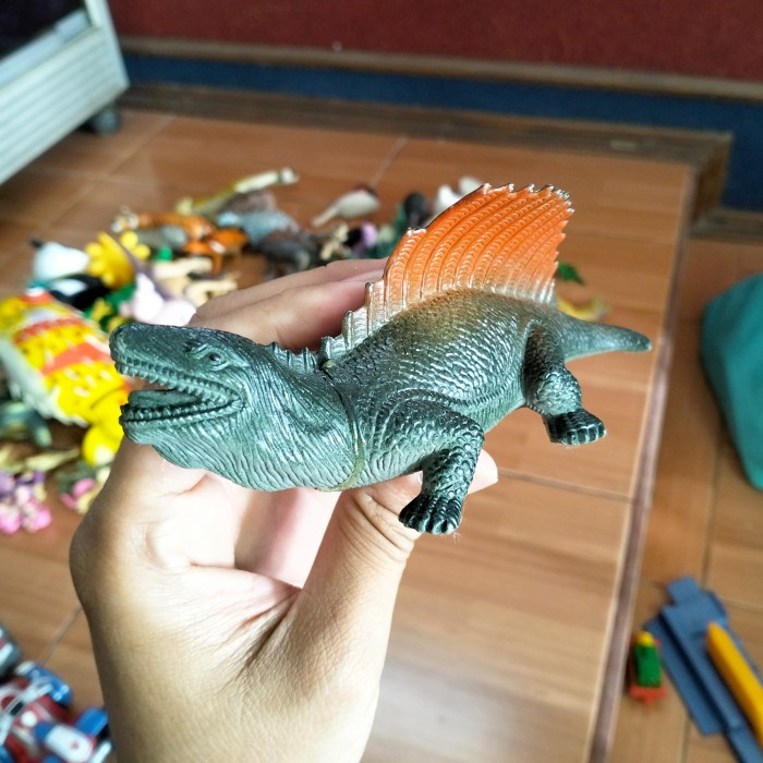 Jurassic World Dimetrodon - Miniature Dinosaur Animal Figure | Shopee ...