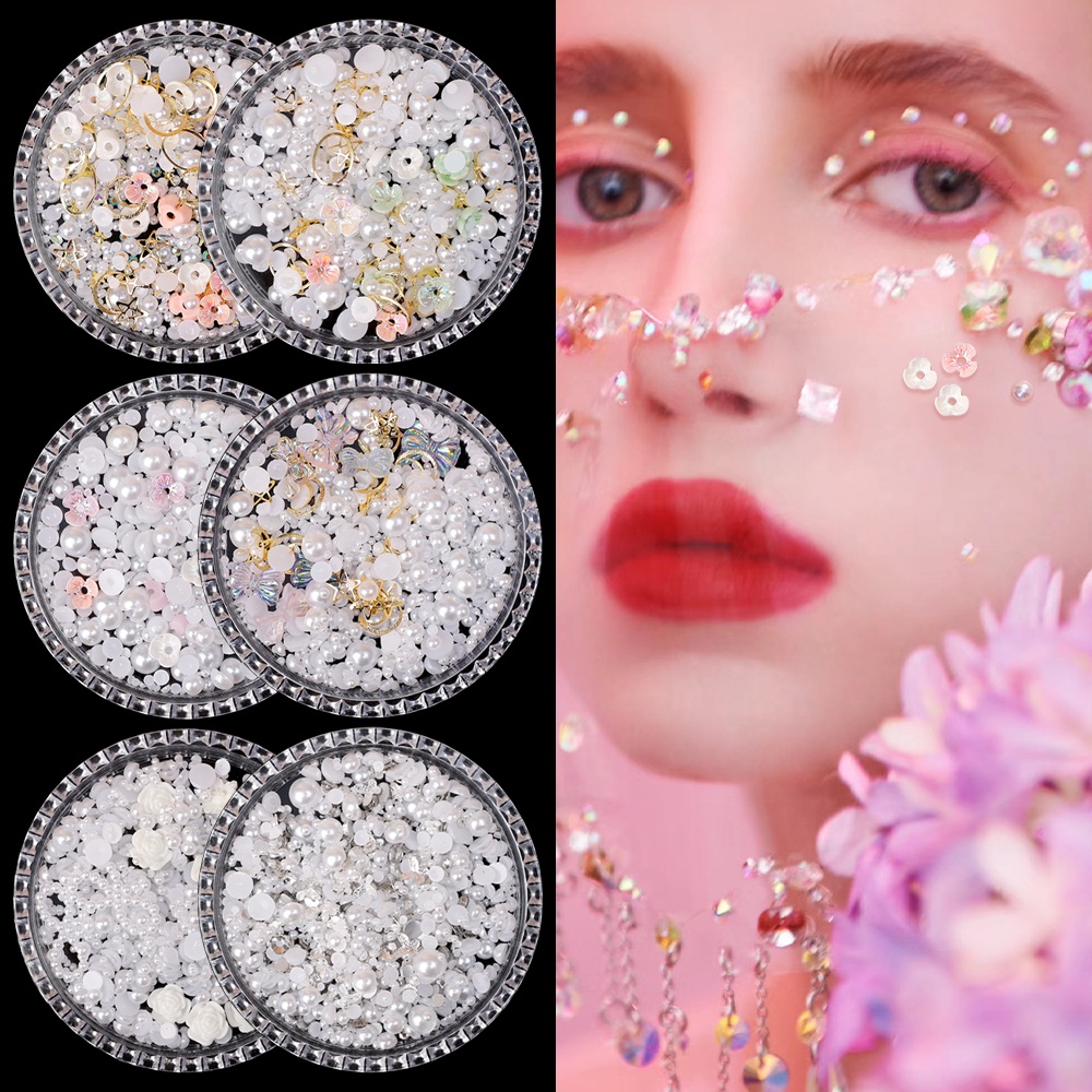 Temporary Tattoos - Face Gems - Self Adhesive Face Rhinestones - For ...
