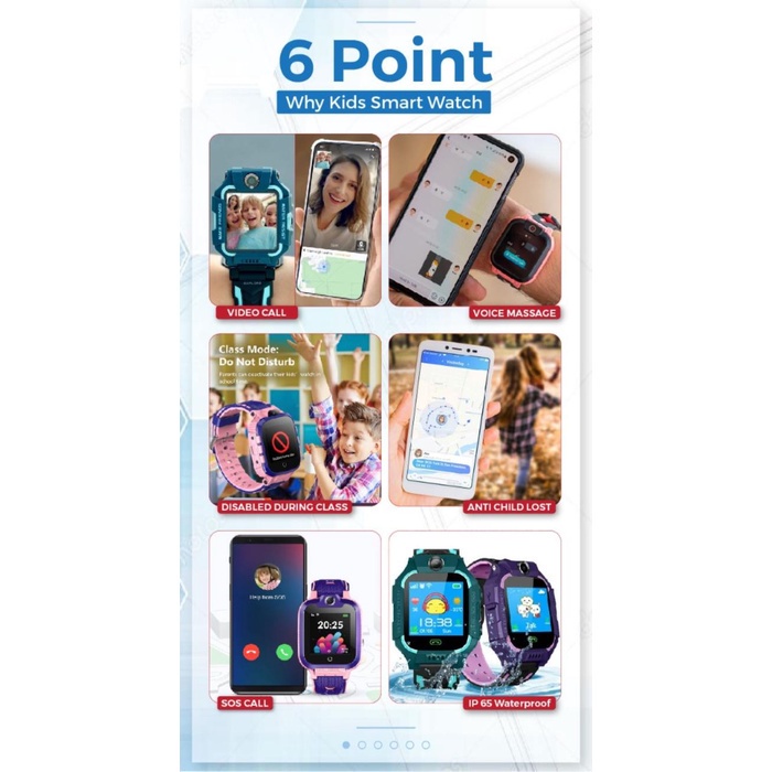 Kids Smart Watch 4G Jam Budak Waterproof with Camera GPS Watch for Kids Jam Tangan Smart Watch ...