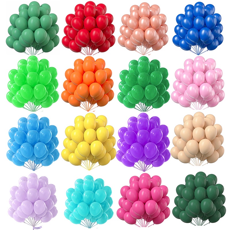 33.3cm Matte Balloons 32 Pieces 16 Piece Balloon Set Wedding Wedding ...
