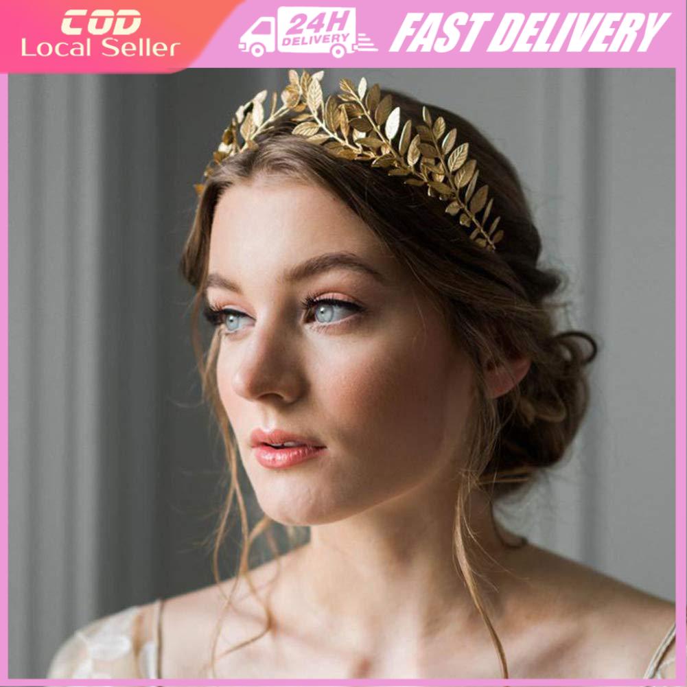 Alloy Inserting Hair Clips Leaf Shape Bride Crown Women Headband Hair ...