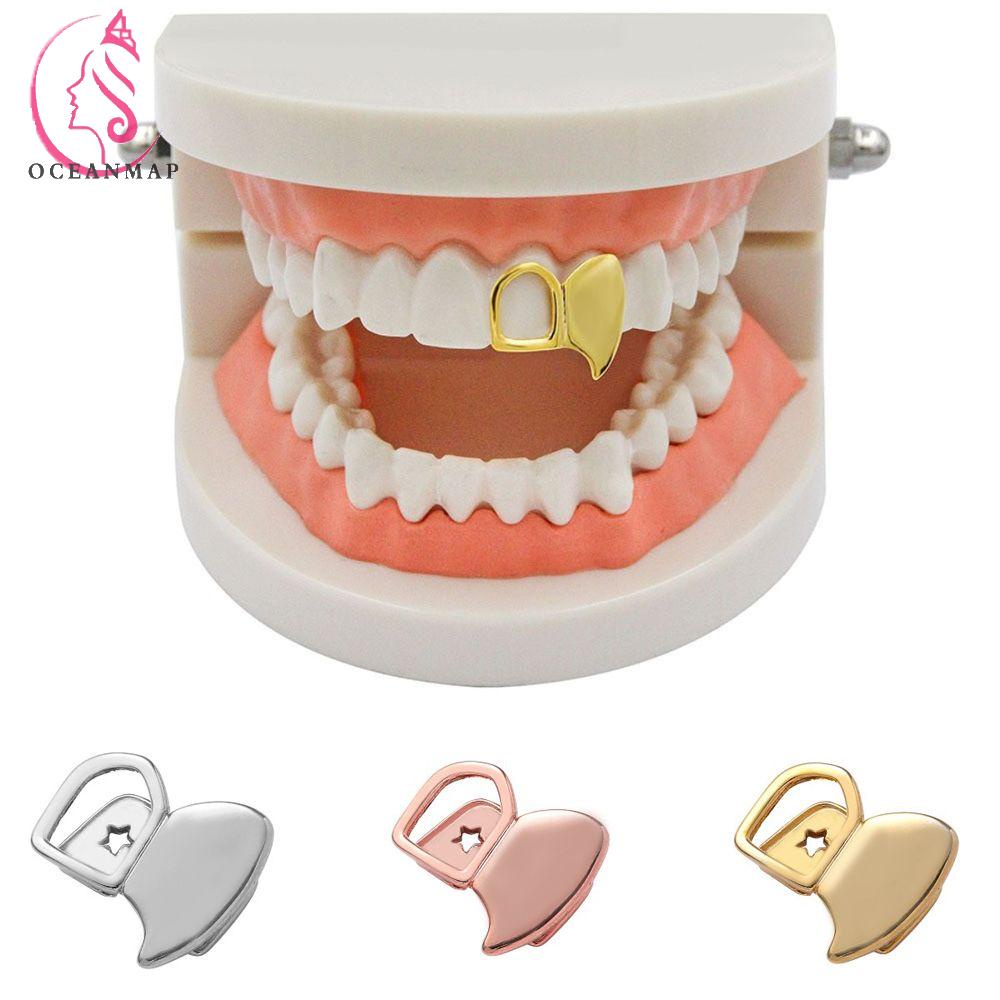 OCEANMAP Teeth Grills Punk Removable Gift Party Mouth Cosplay Fangs ...