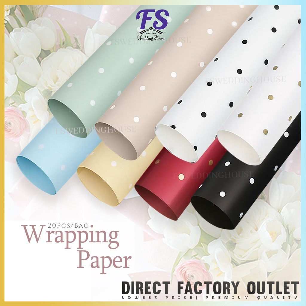 20PCS - GIFT/BOUQUET WRAPPING PAPER/KERTAS HADIAH/礼物纸/包花纸/花束纸/FLOWER ...