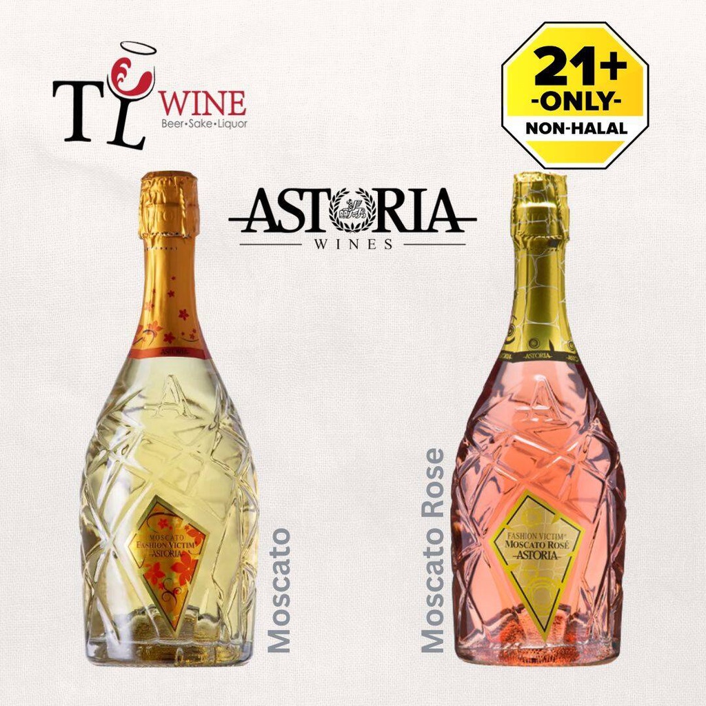 Astoria Spumante Fashion Victim Moscato / Moscato Rose 750ml Sparkling ...
