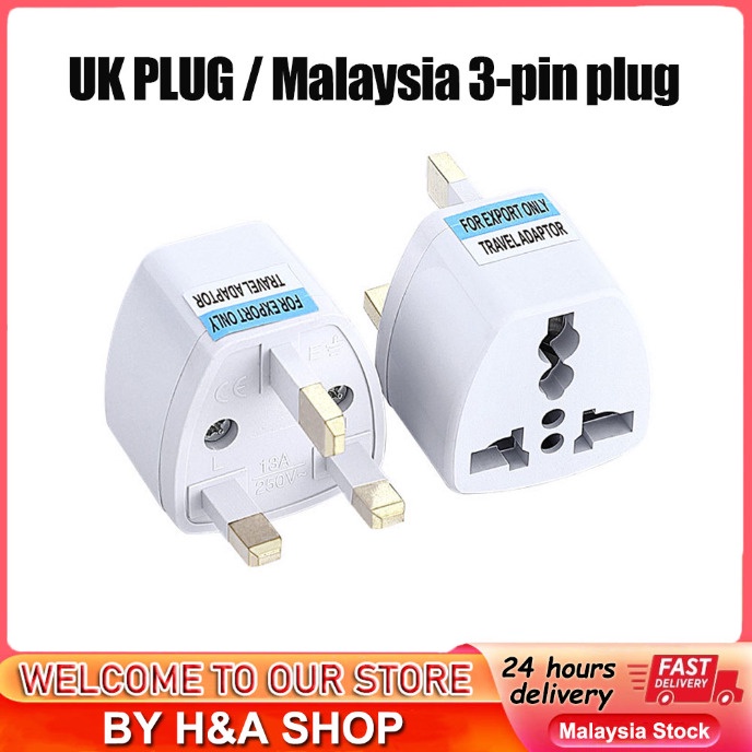 Malaysia 3 Pin Conversion Plug Universal Adapter British Socket Adapter ...