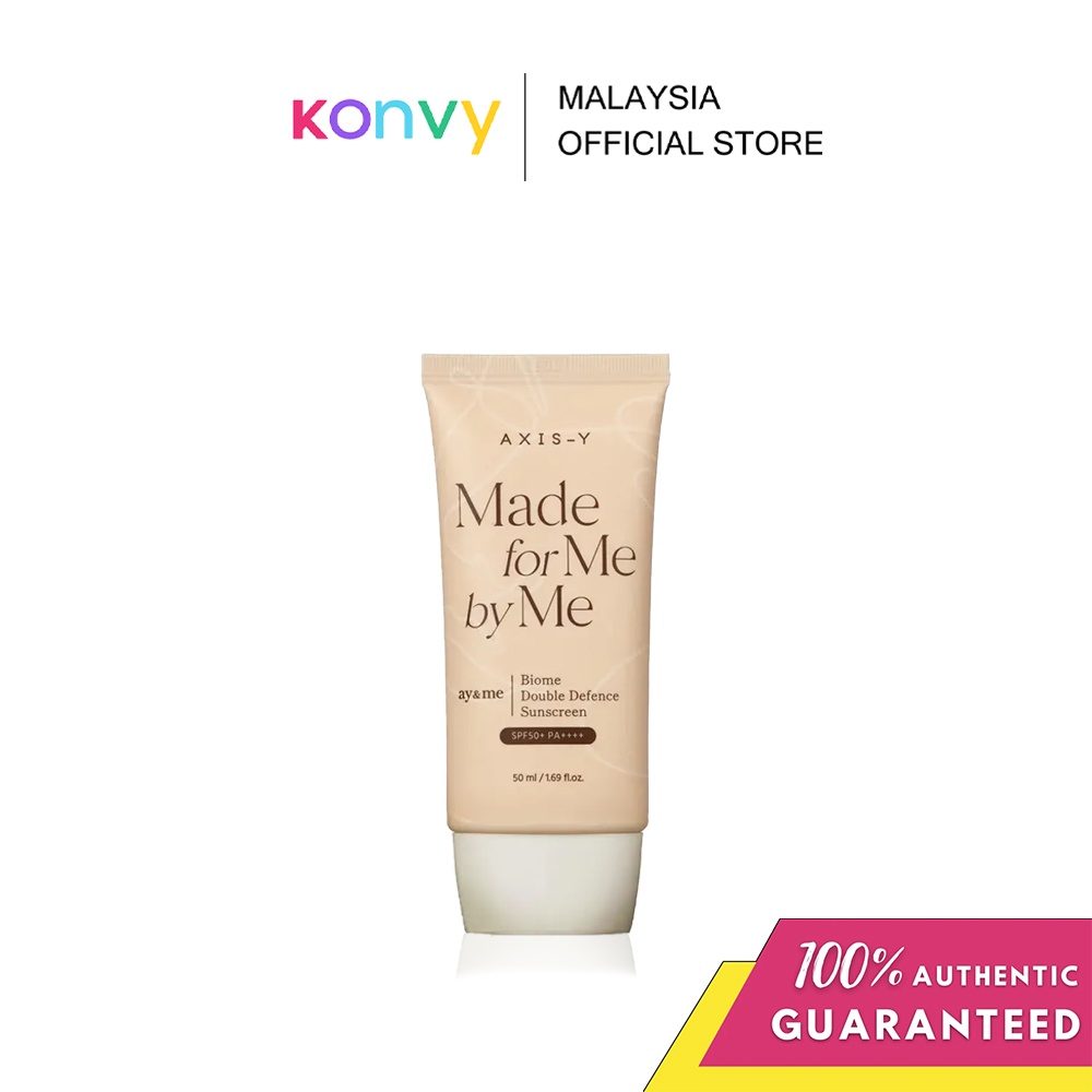 Axis-Y Biome Double Defense Sunscreen 50ml | Shopee Malaysia