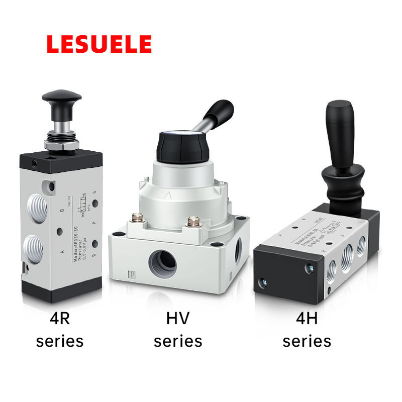 Lesu 4h210-08 Pneumatic Switch Hand-Operated Valves 4r210-08 Hand Pull ...