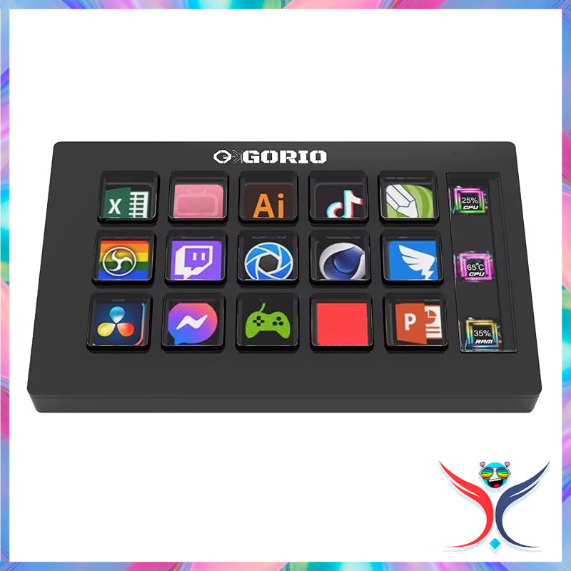 GORIO Short Cuts Pro - V2 Custom Shortcut Device for 200+ Applications ...