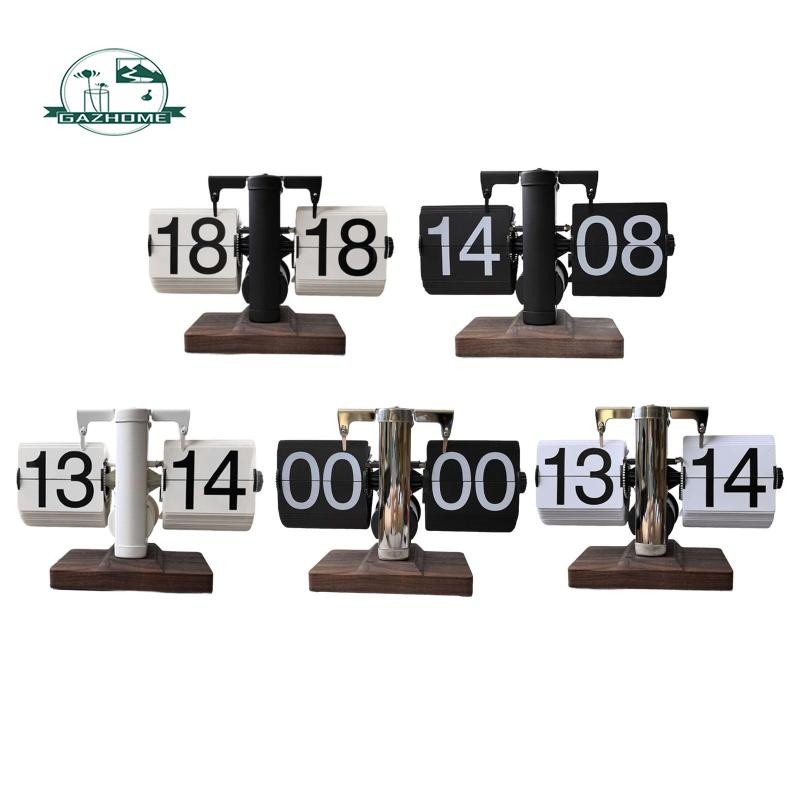 [Garende] Clock Retro Design Table Clock Mechanical Page Turning for ...