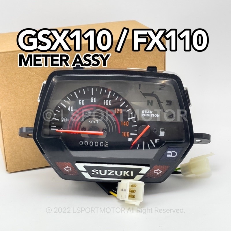 SUZUKI GSX110 METER ASSY 0 SPEEDOMETER SPEEDO METER GAUGE GSX-110 GSX ...