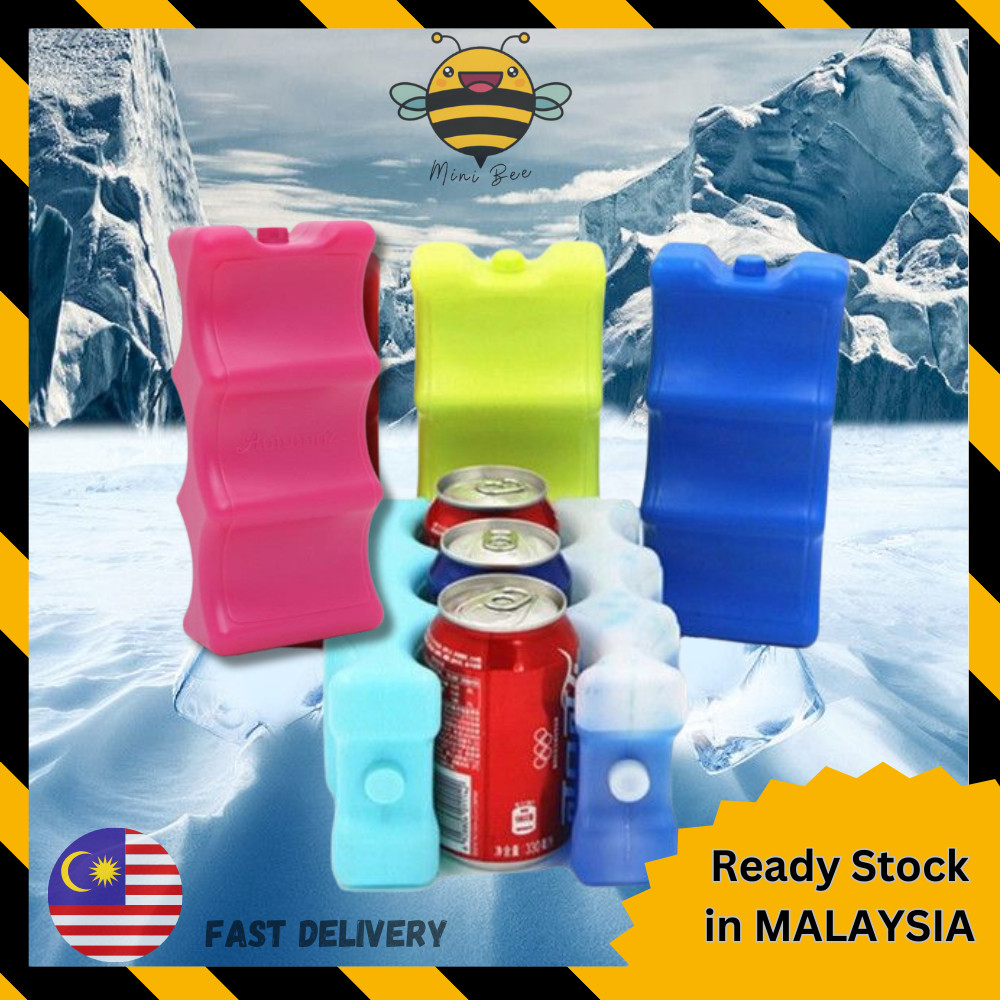 Premium Reusable Ice Brick (600ml) Ice Pack Block Ice Pack Cooler ...