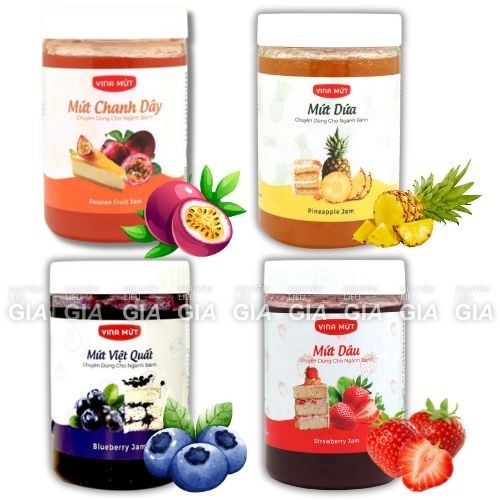 Vina cake jam 900g - specialized for the cake industry (Many flavors ...