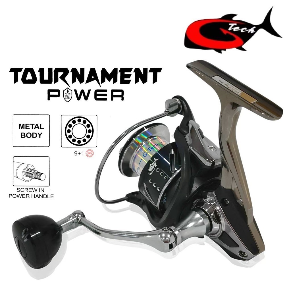 G-Tech Tournament Power Spinning Reel Mesin Spinning Gtech Main Bottom ...