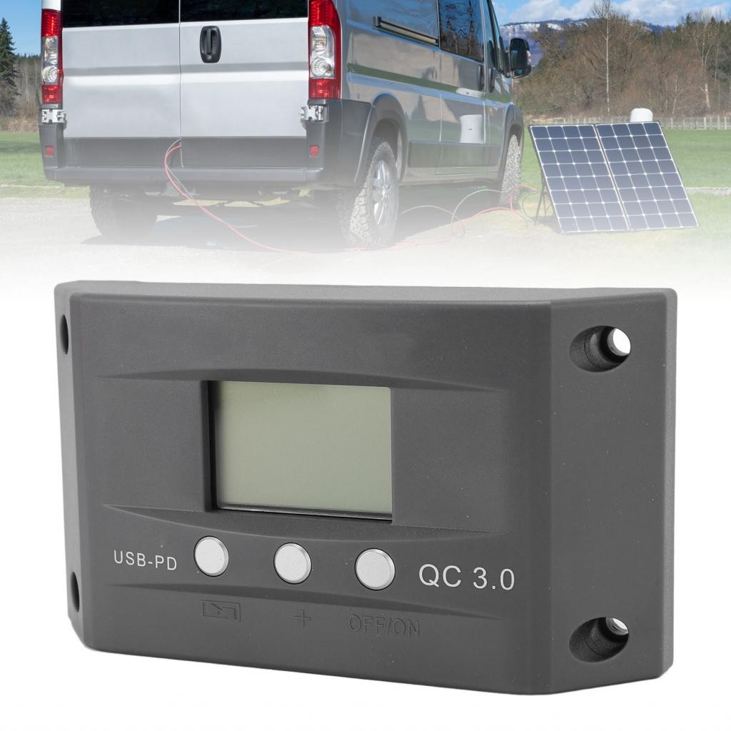 Rubikcube MPPT Solar Controller LCD Display Panel Charging Regulator ...