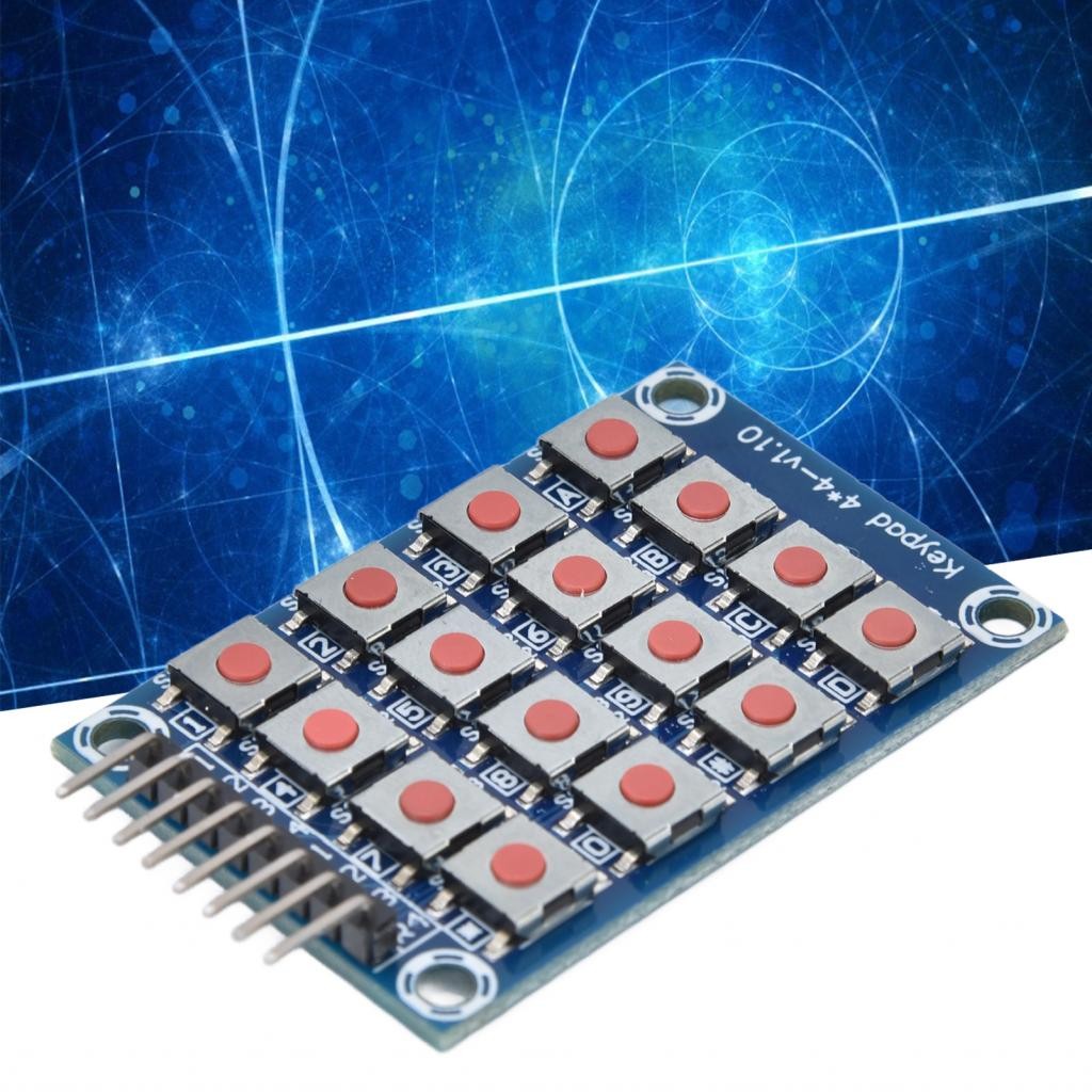 Xiyijia 4x4 Array Switch Module Compact Size 16 Button Keyboard Mcu 7231