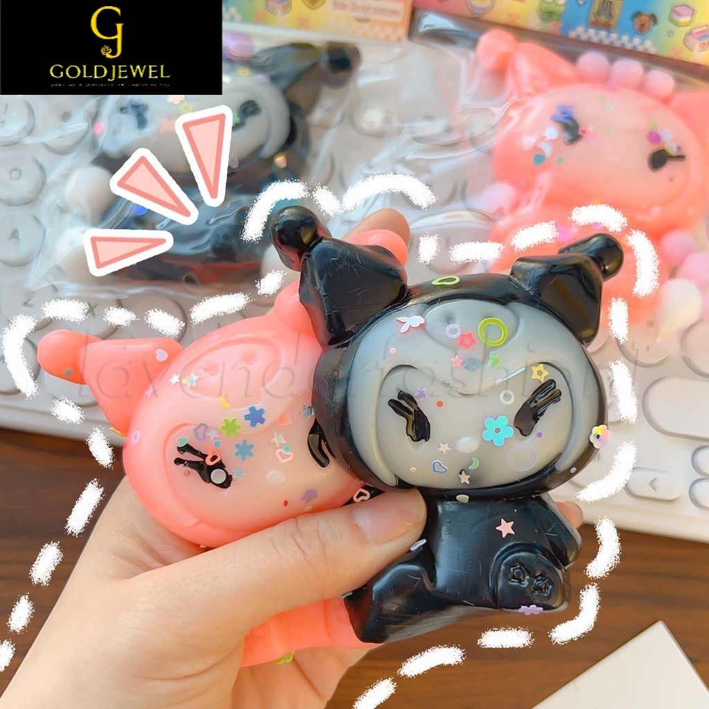 [MJ] Cartoon Kuromi Squeezy Toy - Soft, Stress-relieving - Durable TPR ...