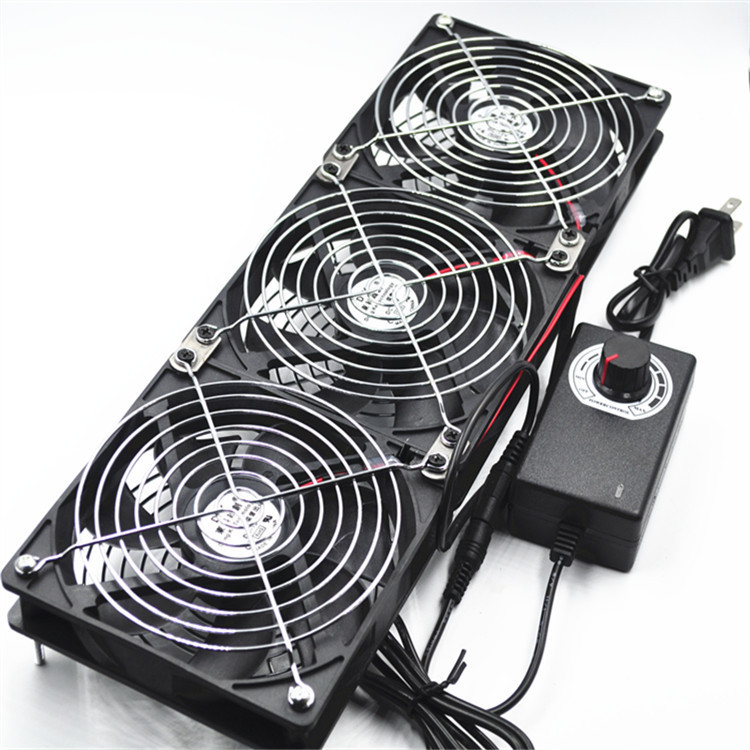 12cm/cm Gale 220V Computer Cabinet Cooling Fan Water Cooling Exhaust ...