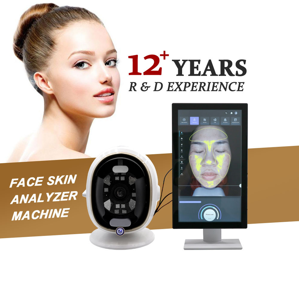 3D AI Face Skin Analyzer Machine Facial Scanner Skin Analyzer Machine ...