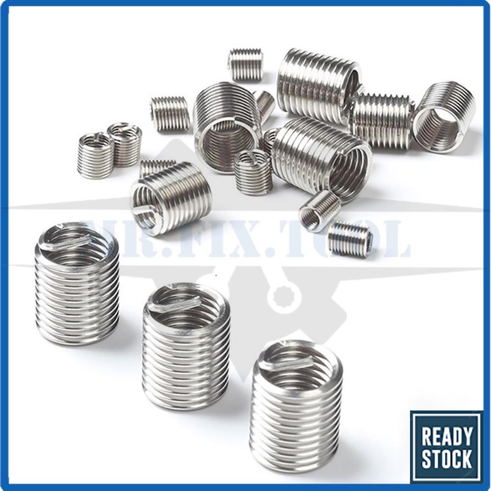 Helicoil Threaded Insert M5/M6/M8/M10/M12 Stainless Steel Thread Repair ...