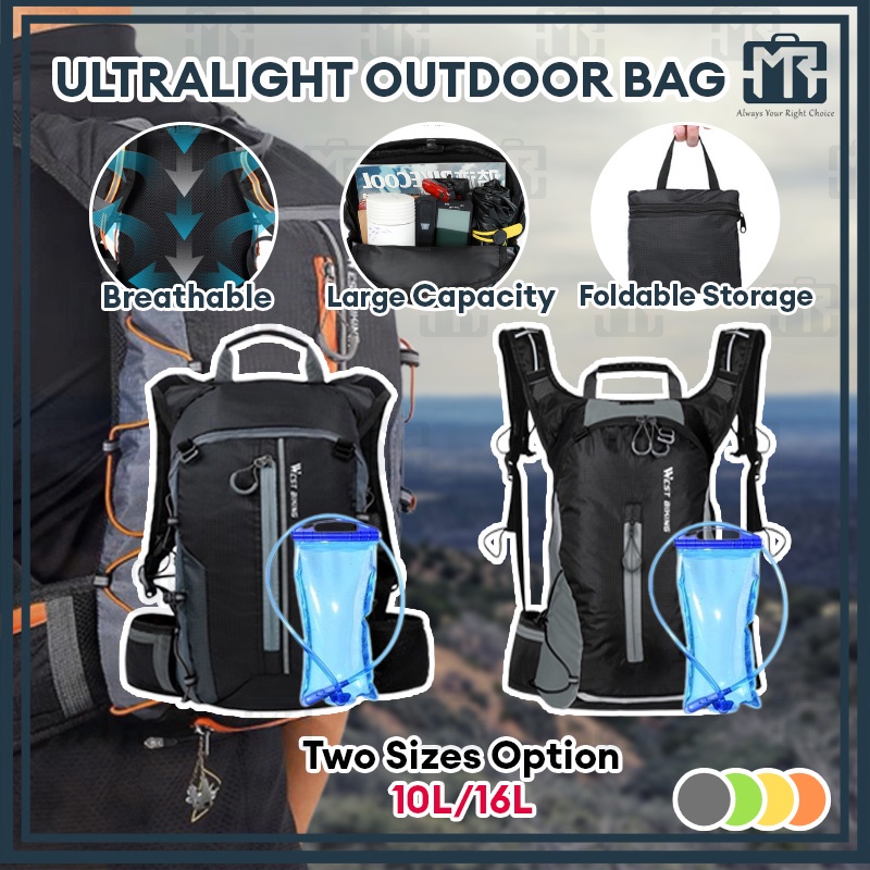 MR West Biking 10L/16L Outdoor Backpack Hiking Bag Large Bicycle Bag ...