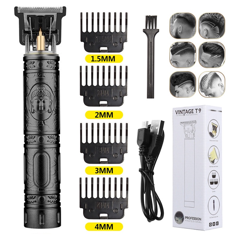 Shaver Mesin Potong Rambut Bateri Wireless Tahan Lasak | Hair Clipper ...