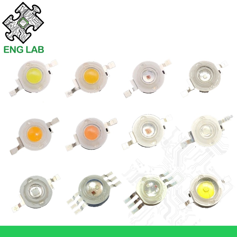 ENGLAB★5pcs Kit Version, 3W High Power LED Beam, 3.2V LED With SMT ...