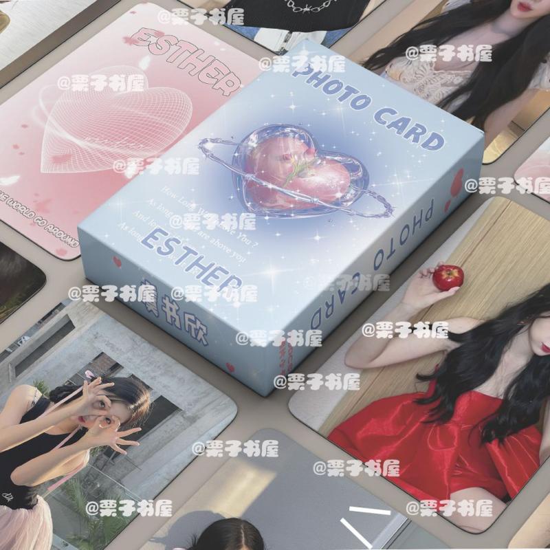 Star LOMO Card虞书欣镭射小卡50张周边3寸圆角满天星拍立得专辑自印lomo卡ins风Yu Shuxin Laser Small Card 50 pieces with a ...