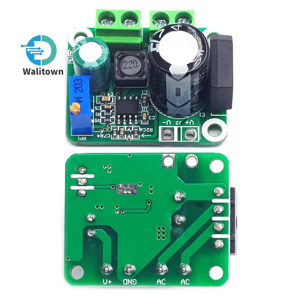 2A AC/DC to DC Step Down Buck Converter Adjustable Regulated Power ...