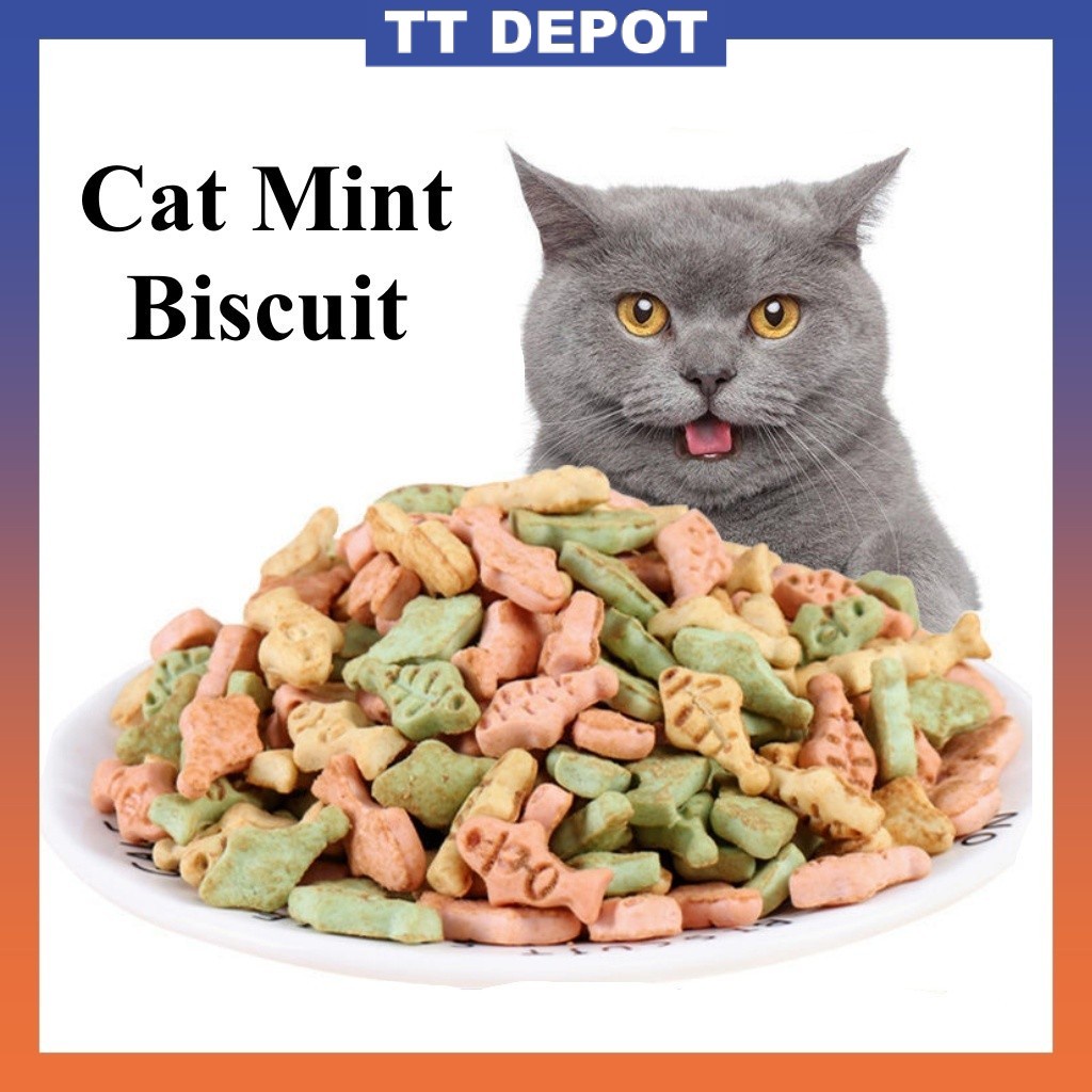 Catnip Biscuit 500g Cat Treats / Makanan Ringan Kucing / Catnip Treat ...