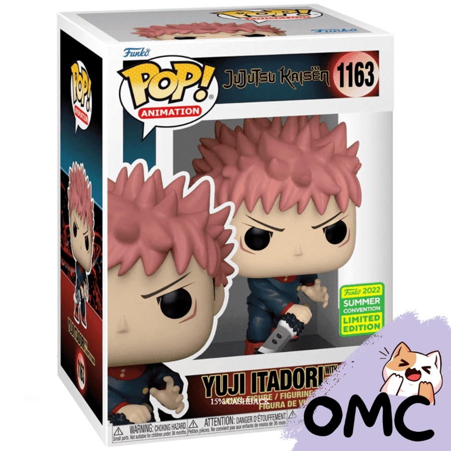 Funko Pop! Animation : Jujutsu Kaisen #1163 - Yuji Itadori with SD ...