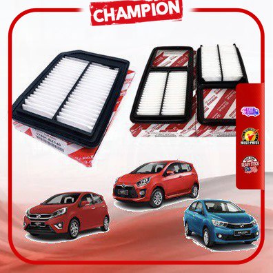 TOYOTA QUALITY AIR FILTER - PERODUA AXIA 2014-2016 / PERODUA AXIA 2017 ...