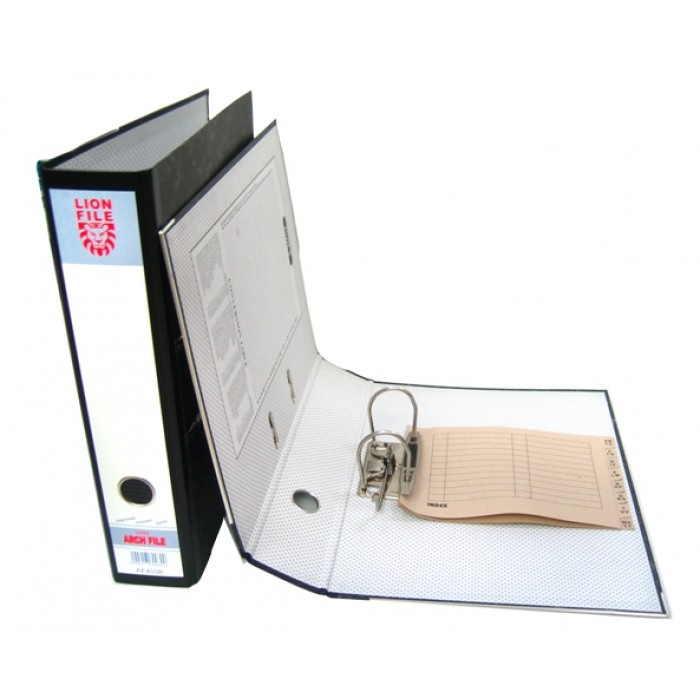F4 Lion Lever Arch File 3 Inch / Fail Kulit Keras 3 Inci - (AF403B ...