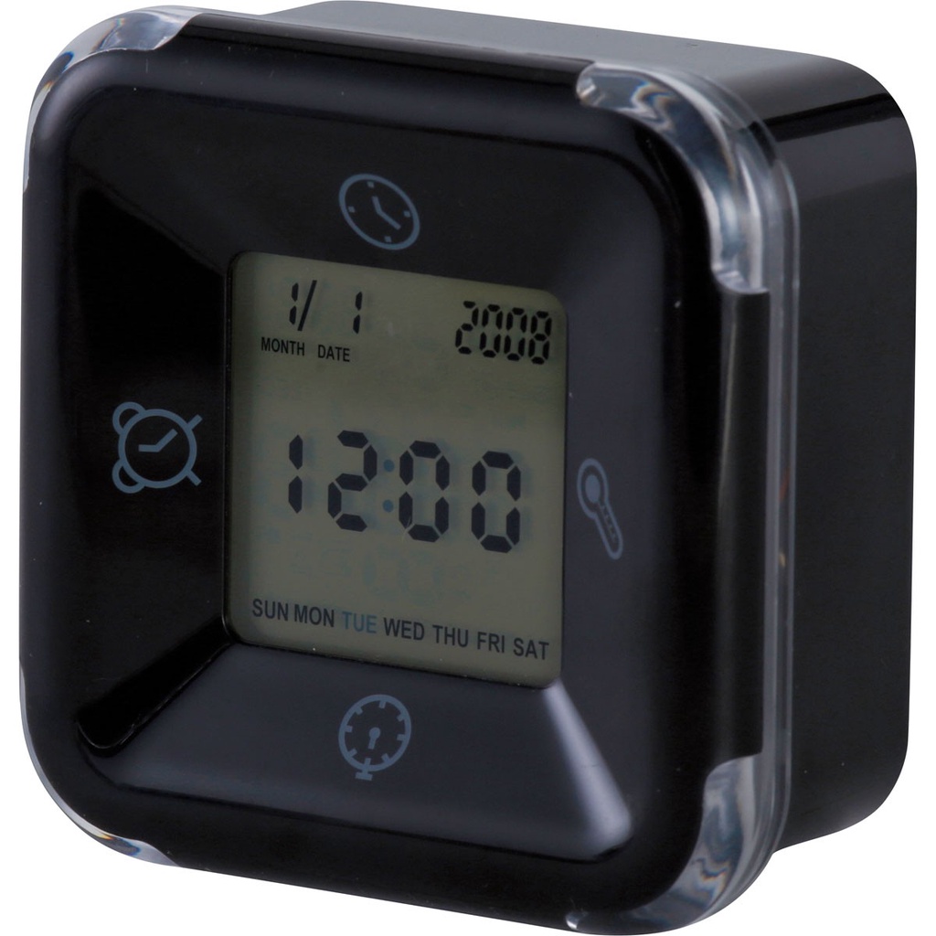 NITORI Digital Multifunction Clock Pirouette Bk | Shopee Malaysia