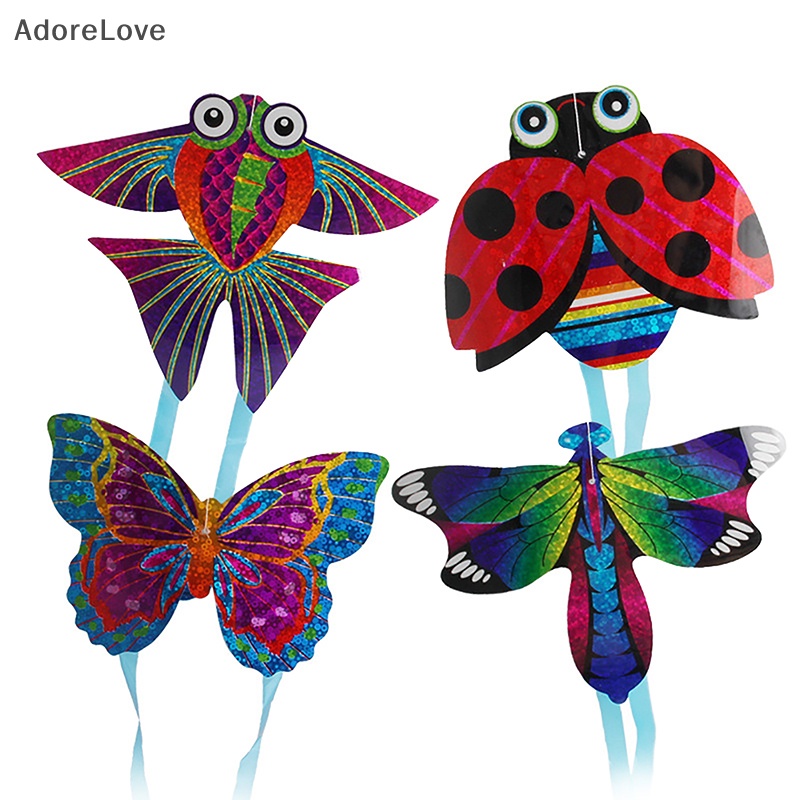 ADL Colorful Aircraft Pegasus Insects Pocket Kite Outdoor Fun Sports ...