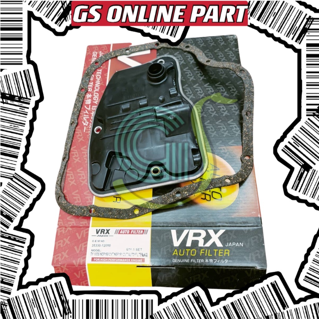 AUTO FILTER KIT (VRX JAPAN) TOYOTA VIOS NSP151 NCP150 CVT / ALTIS 1.8 ...
