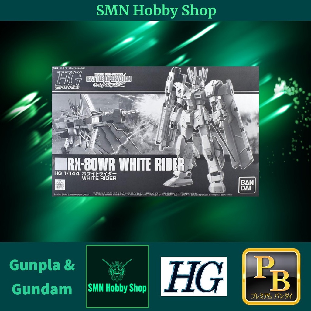 HG 1/144 RX-80WR White Rider Gunpla Gundam Toys Plastic Model Kit [HGUC] (PB - Premium Bandai ...