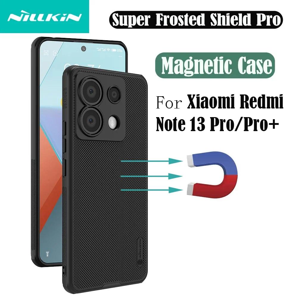 Redmi Note 13 Pro Plus Casing Nillkin Frosted Shield Pro TPU Frame PC ...