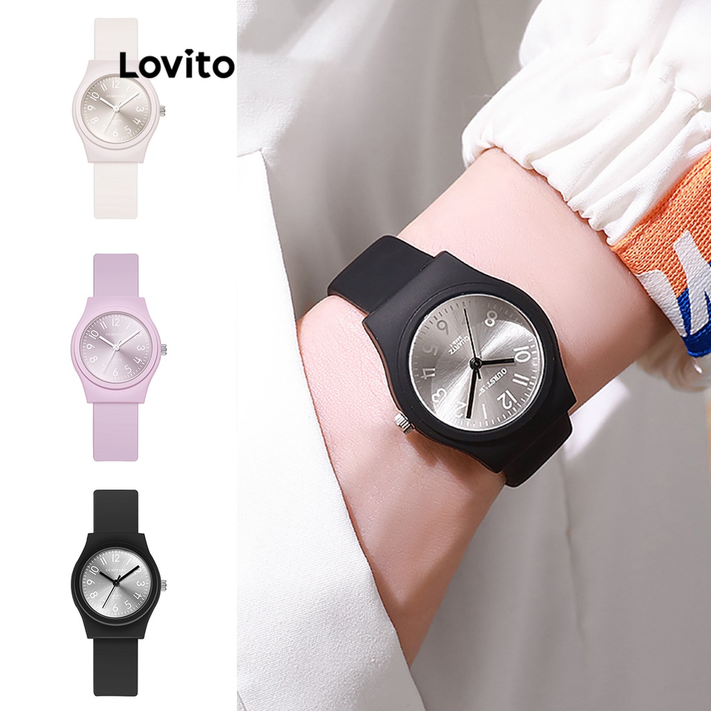 Casual Quartz Watch Plain Basic Quartz Watche for Women L69AD050 (Light ...