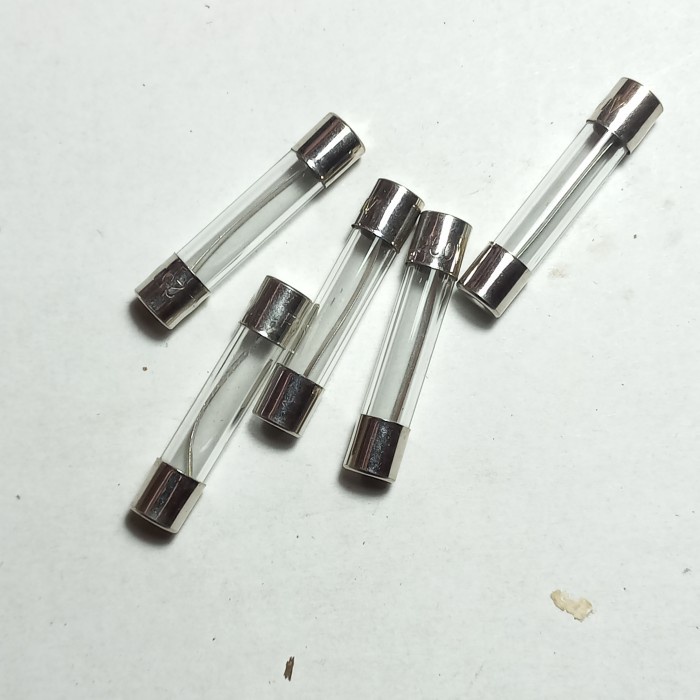 Fuse 5A large fuse 5 A glass tube amperage safety fuse 250v ampere ...