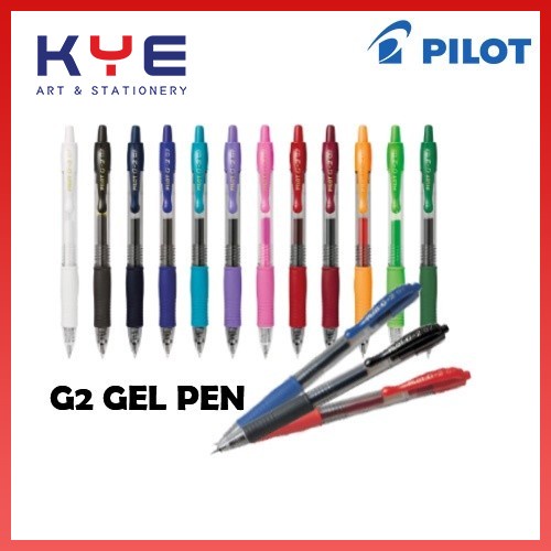 Pilot G2 Gel Pen 0.5 / 0.7 / 1.0 | Multi-Colour Available (Stationery ...